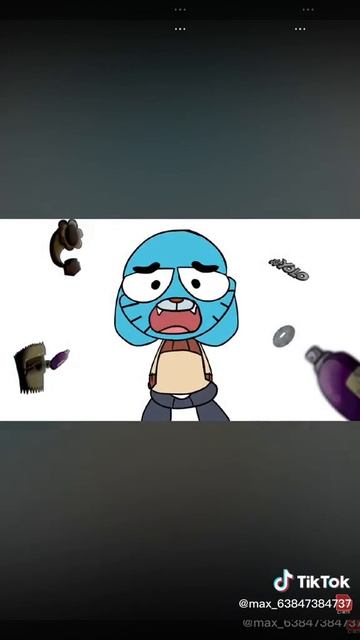 глитч вирус гамбол и Дарвин