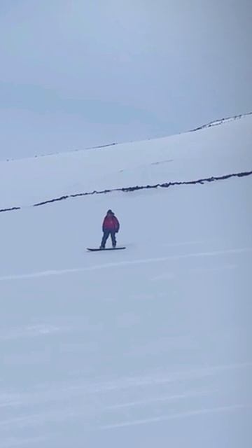 раздаем на сноуборде