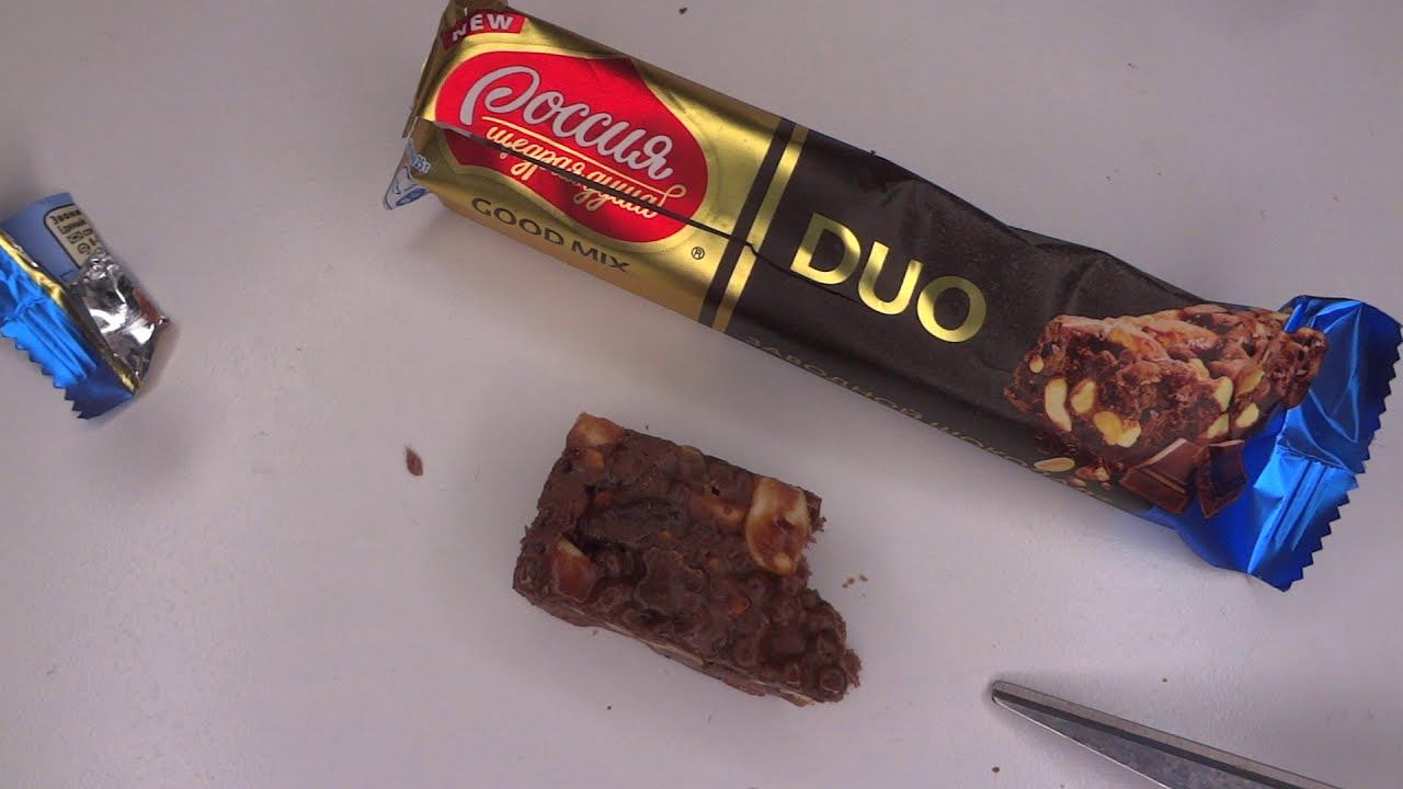 Взял на пробу Батончик Good mix DUO Заводной Шоколад. Обзор покупки. #ОбалденныеВкусняшки