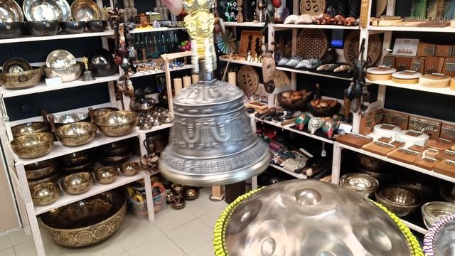 Тибетский колокольчик и варджа - 9 см / Dorje bell with vajra / shamanic.moscow