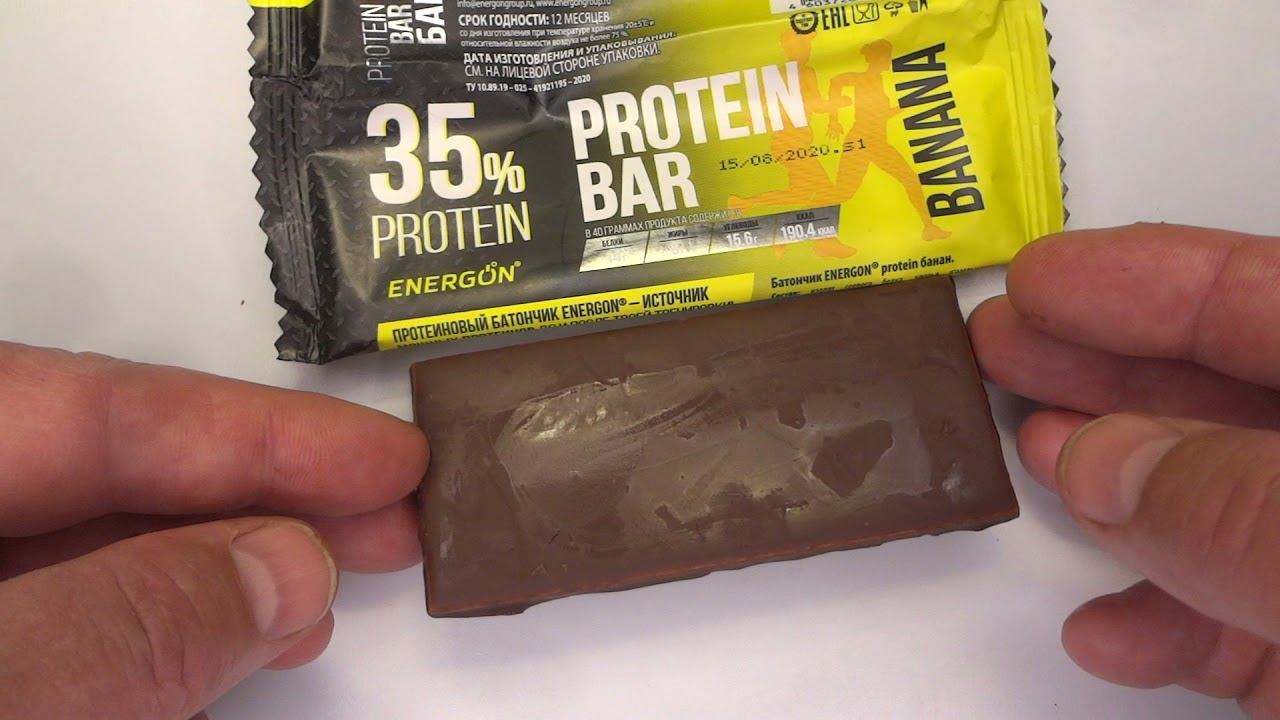 Купил на пробу Протеиновый Батончик Protein Bar Banana
