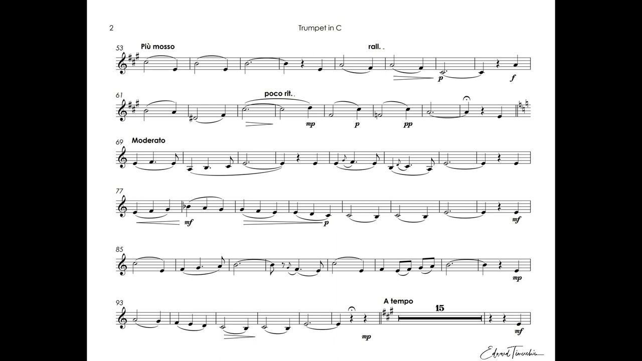 Poulenc, Francis - Les chemins de l'amour - Sergei Nakaryakov trumpet C