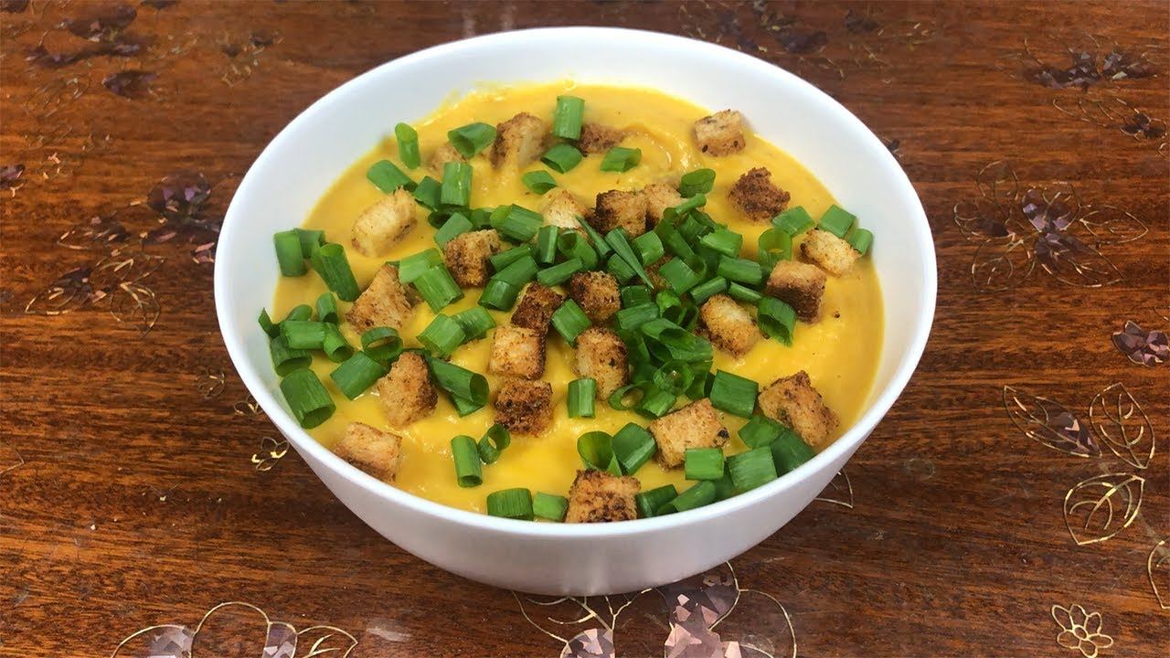Рецепт тыквенного супа-пюре. Быстро, просто и вкусно!