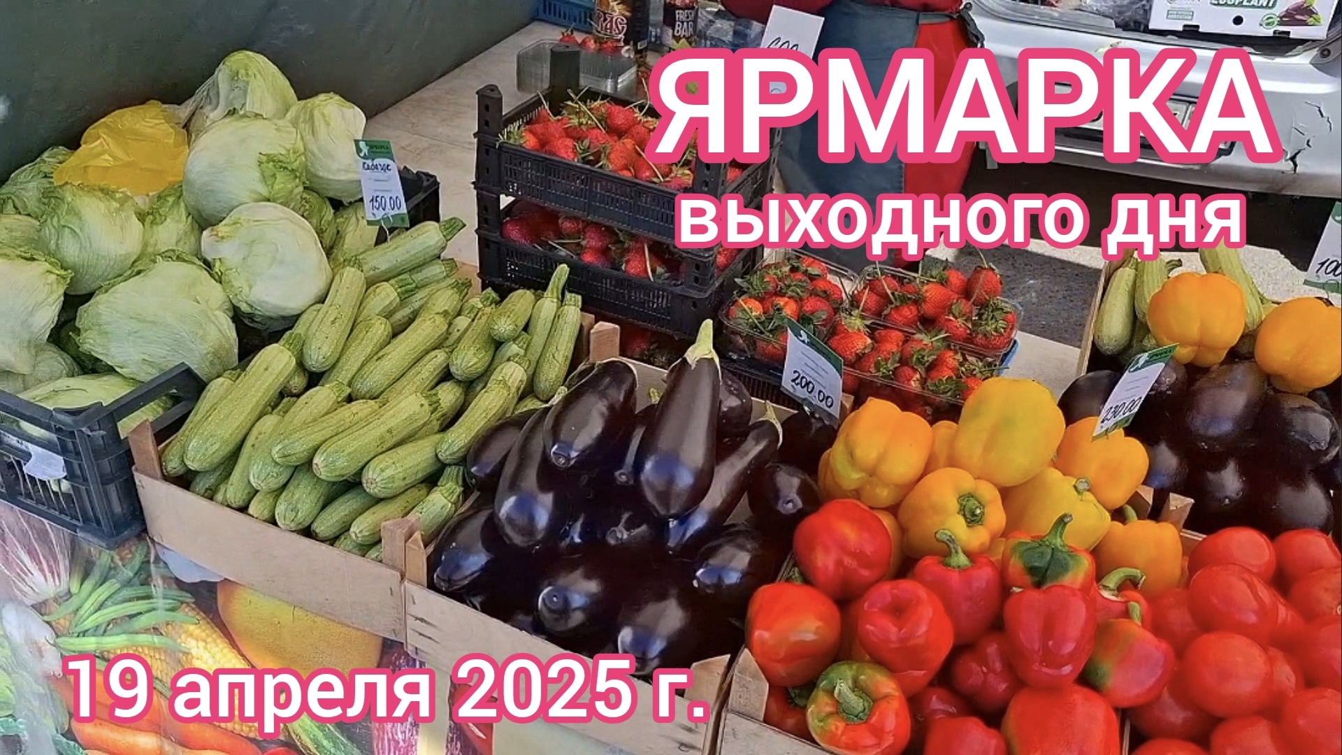 Краснодар - Ярмарка выходного дня на ул. Одесская - цены на продукты - 19 апреля 2025 г.