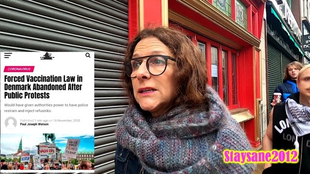 Talking to this woman in Liverpool