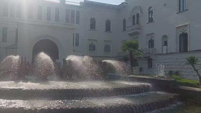 Город Сухум (Абхазия) / Центр - набережная, фонтаны у Драм театра