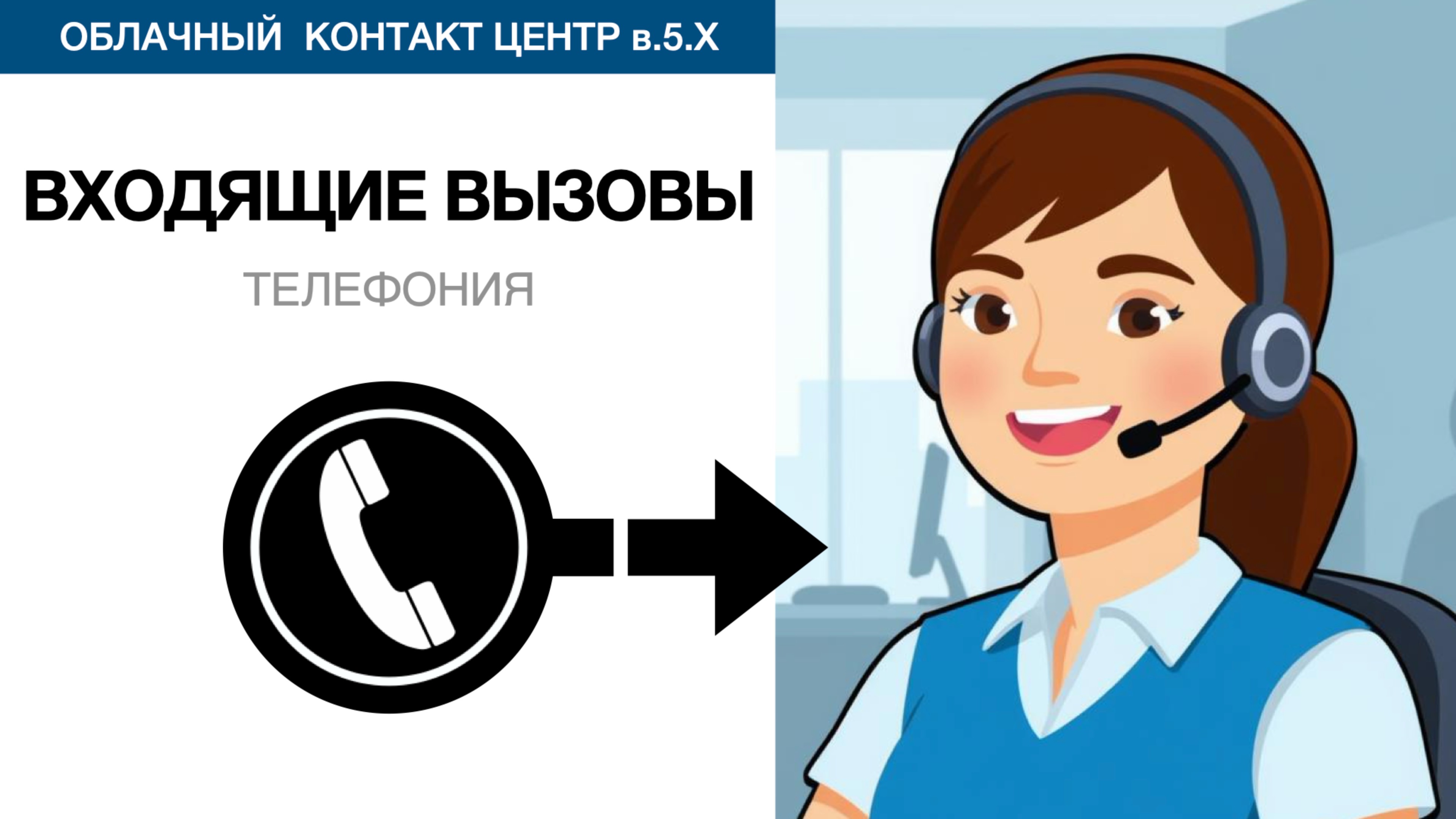 Входящие вызовы | Облачный КЦ в.5.х за 1 час