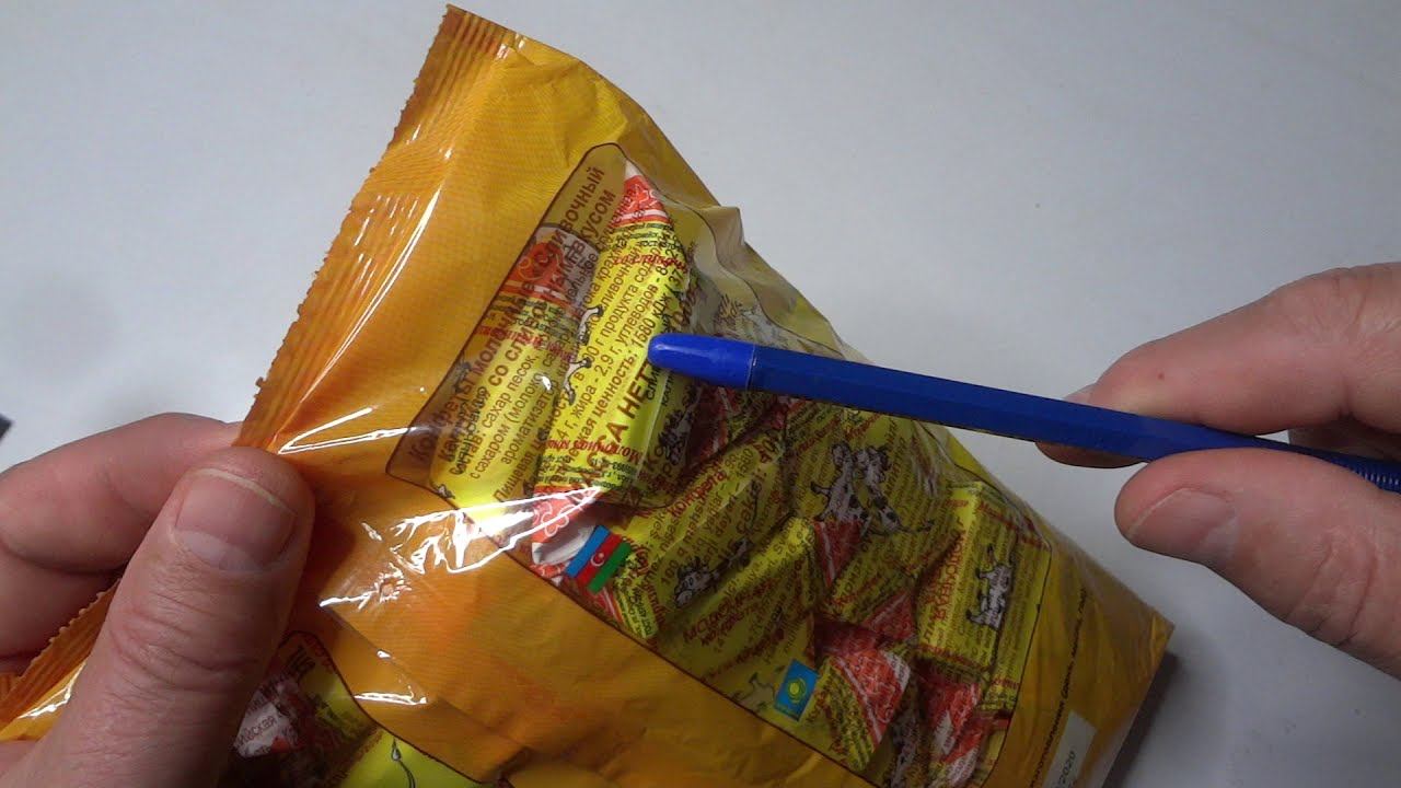 Взял на пробу Конфеты Сливочный Каприз Молочные. Обзор Покупки. #ОбалденныеВкусняшки