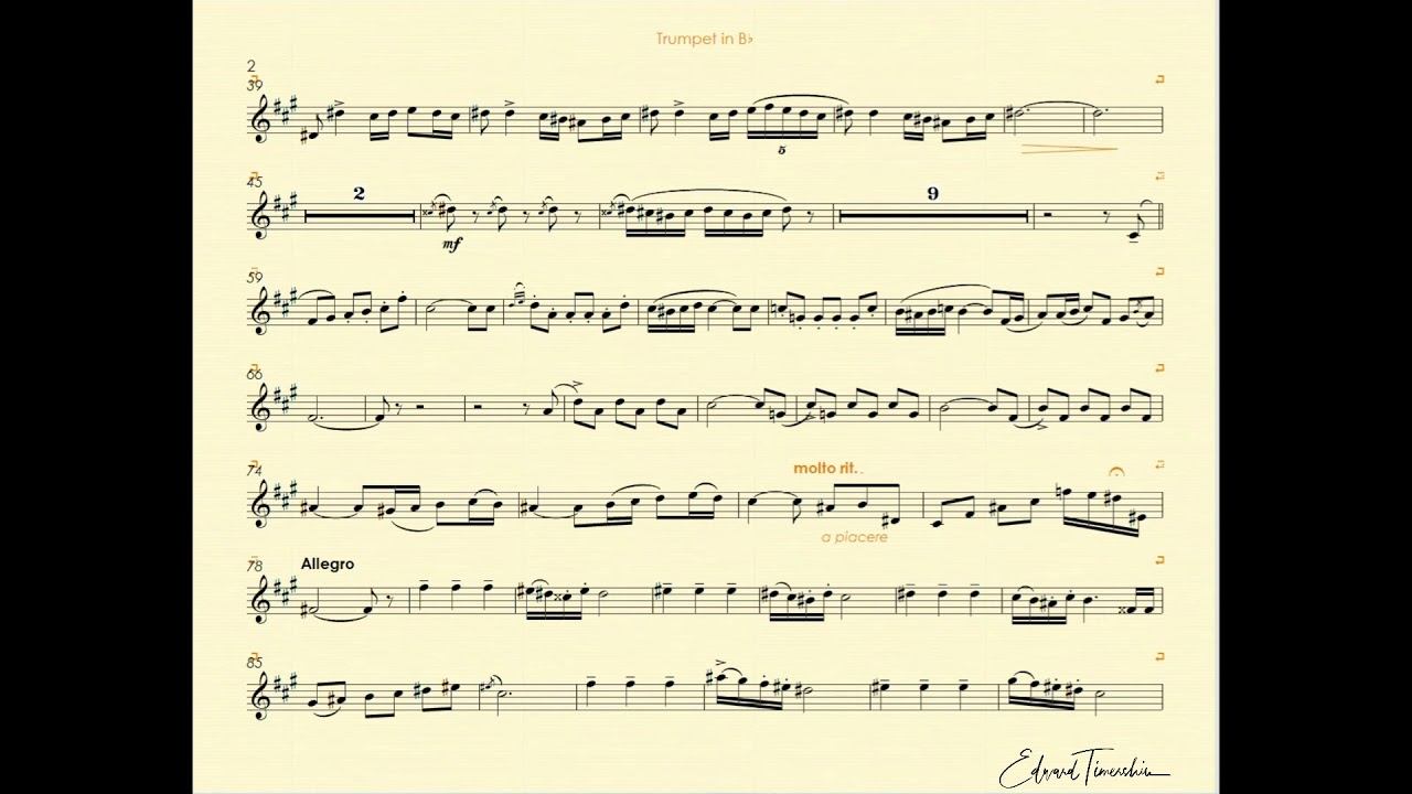 Bizet, Georges - Dance Boheme - Piano Backing track for trumpet Bb