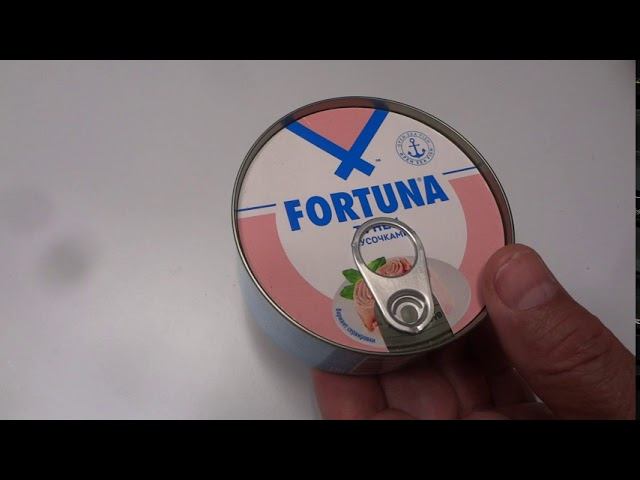 Взял на пробу Стерилизованный Тунец Полосатый Кусочками. Консервы рыбные. Обзор покупки