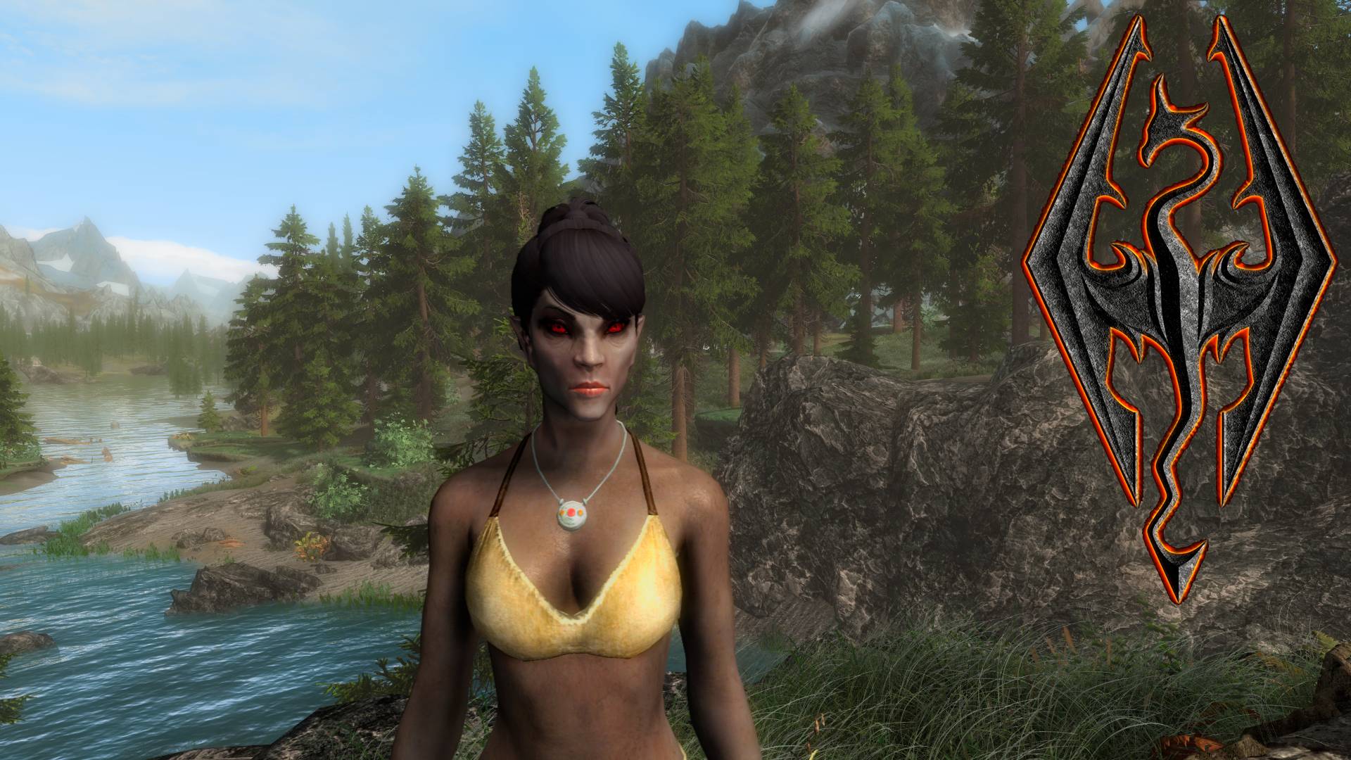 SKYRIM - прохождение за данмера #1 - На свободу!