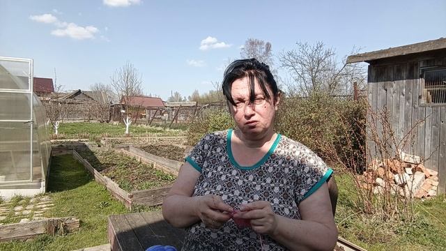 19-04-2025. Отдыхалочка на солнышке ☀️ 🧶💐