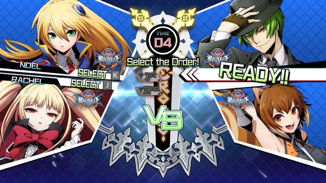 BlazBlue Cross Tag Battle.Noel Vermillion vs Hazama [ノエル＝ヴァーミリオンVSハザマ]