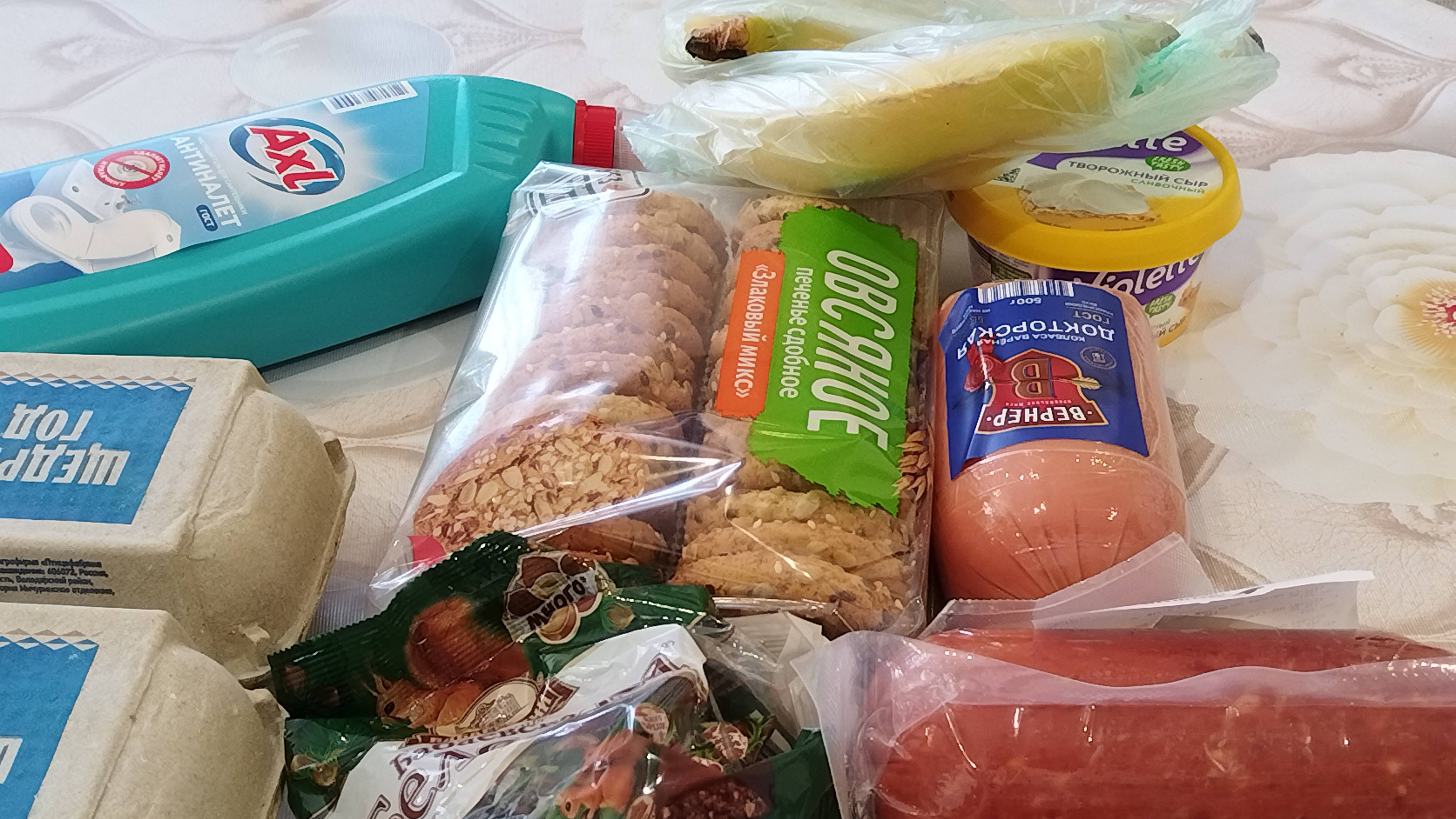 Обзор моих покупок в магазине «Чижик». Продукты, цены.