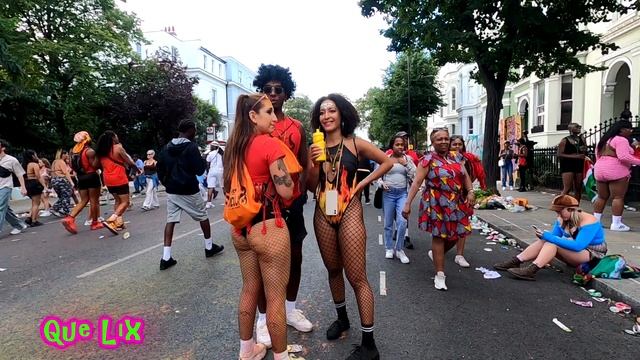 Notting Hill Carnival walk down the Hill 2023