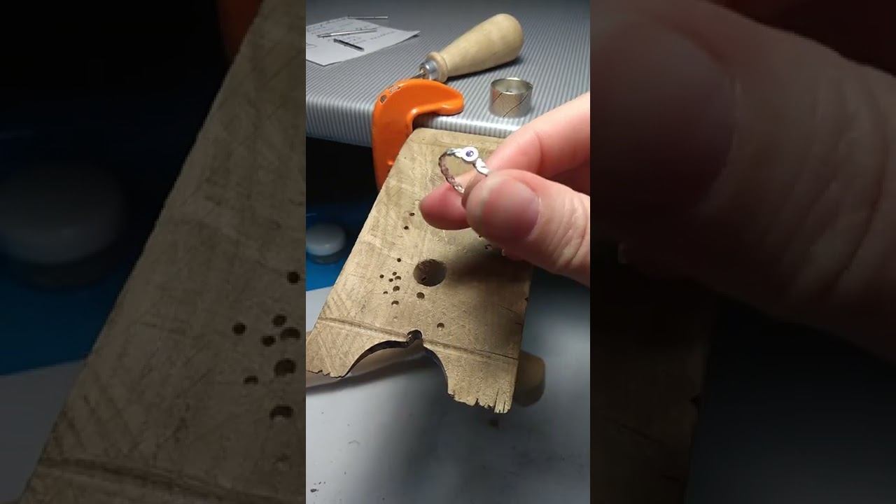 Gypsy setting. The first win! My jewellery making progress