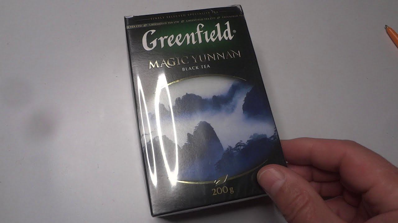 Взял на пробу Чай Гринфилд Меджик Юньнань Черный Байховый Китайский #Обалденные вкусняшки