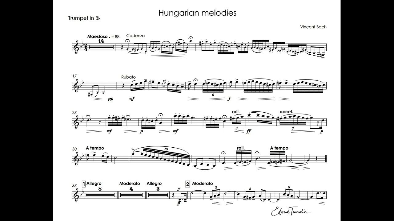 Pieces for trumpet