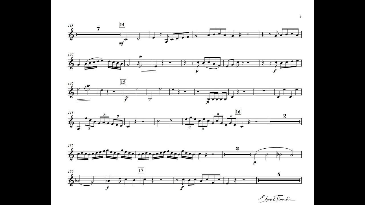 Haydn, Joseph - Trumpet Concerto - Mark Bennett keyed trumpet Eb