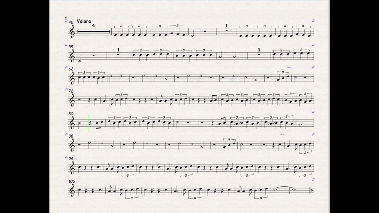 Italian Disco Medley - backing track for trumpet Bb