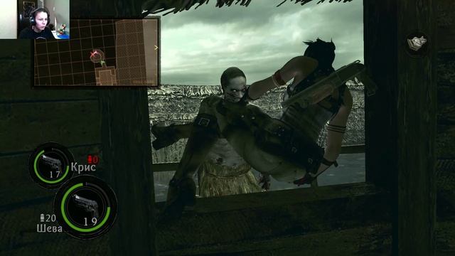 Глава 3-1. Прохождение Resident Evil 5 #6 (КПП) coop ft. ‪@mr.okulus8044‬