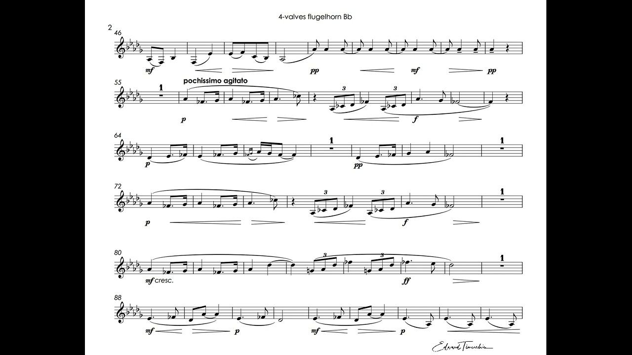 Tchaikovsky, Pyotr - Andante Cantabile - Sergei Nakaryakov 4-valves flugelhorn