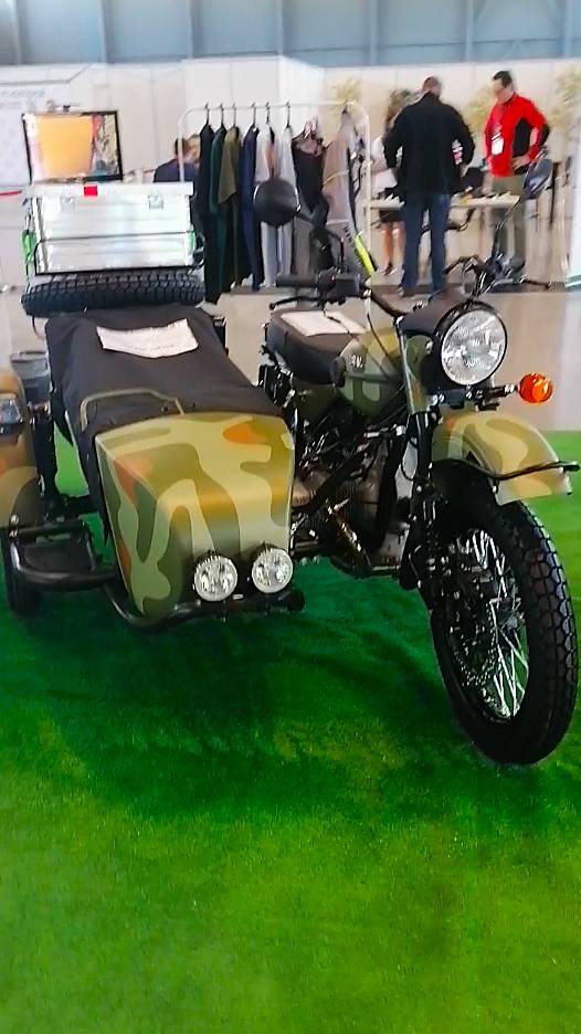 Новый мотоцикл Урал в камуфляже. Только в Казахстане