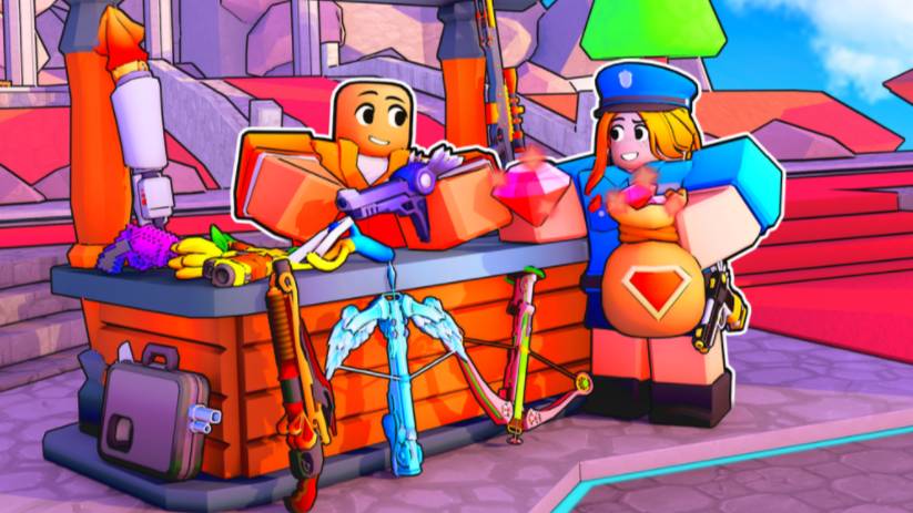 шериф vs преступников в Roblox !