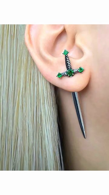 Серьги-гвоздики "Мечи Бастарды" от StarfallShop