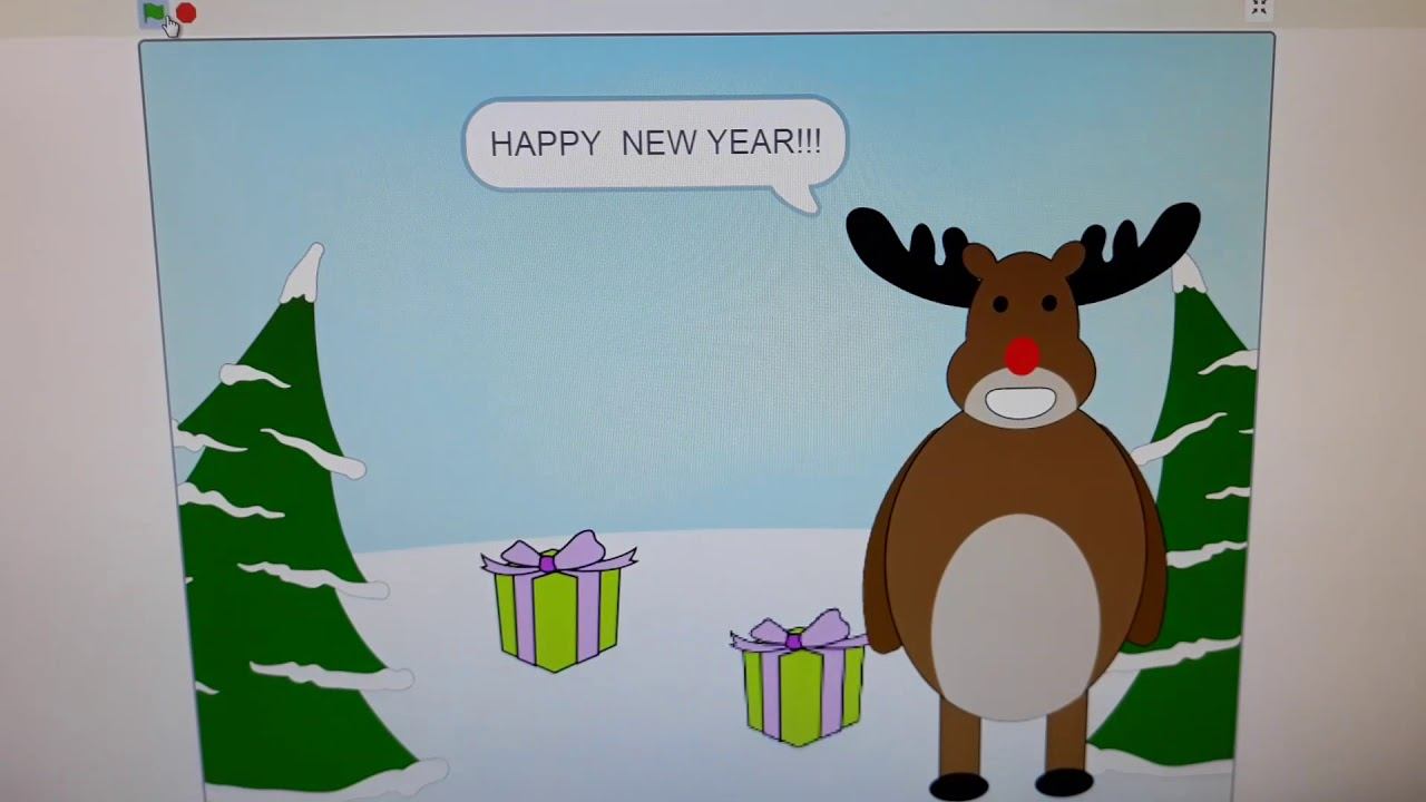 Новогодняя видеооткрытка