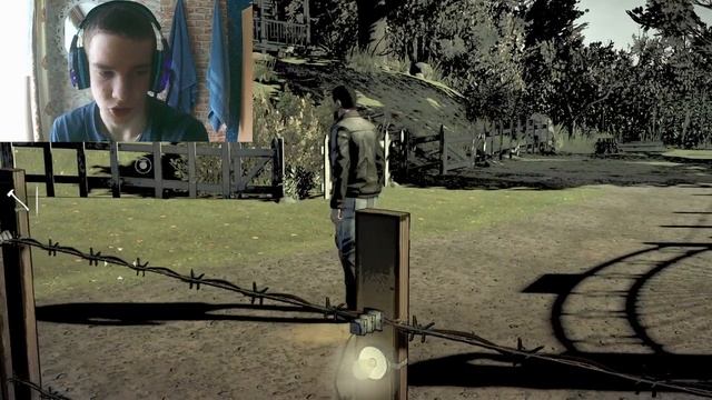 The Walking Dead: Season One Пошли в Ферму помогли Хозяйством Прохождение #3