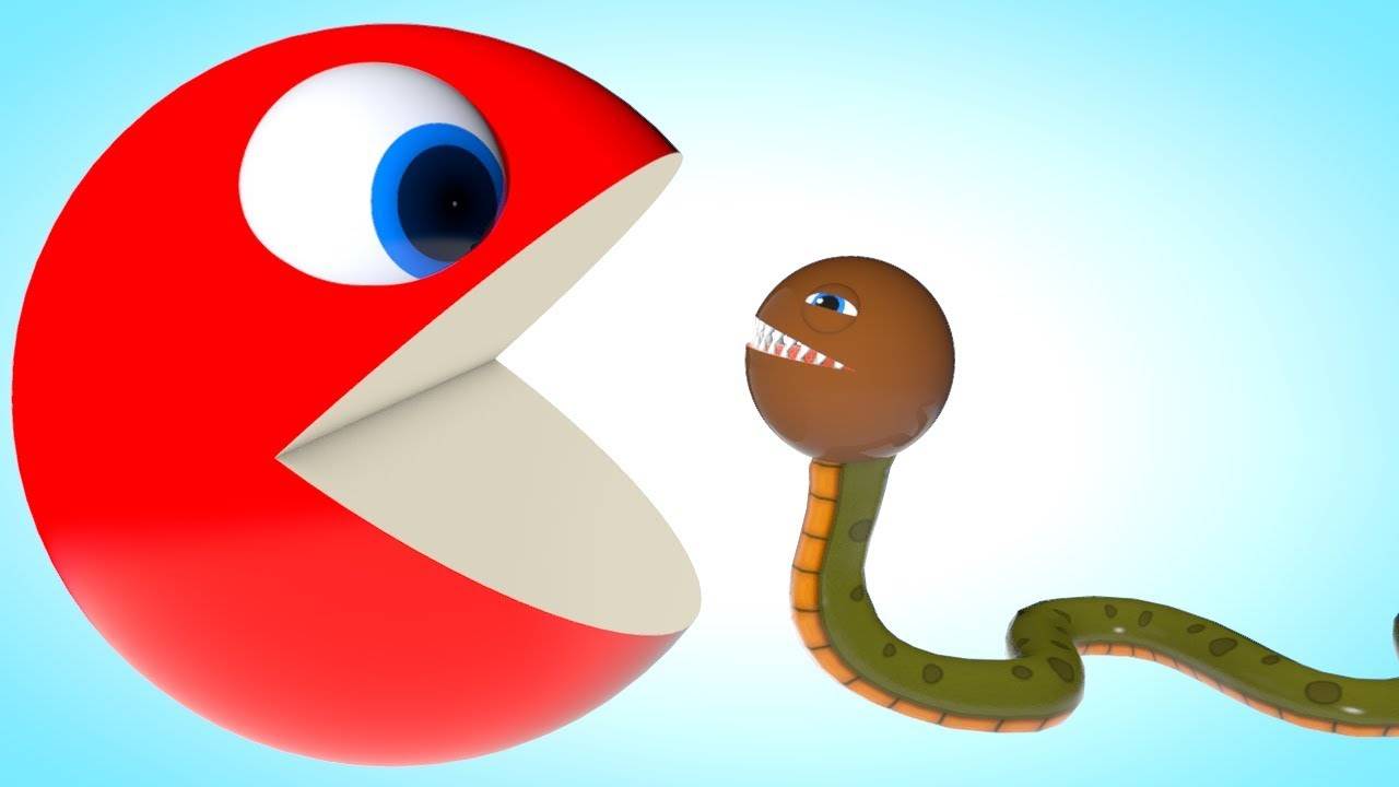 Детские мультики✨✨ веселый пакмен, смешные мультики малышей, мультики с песенками, смешные мультики