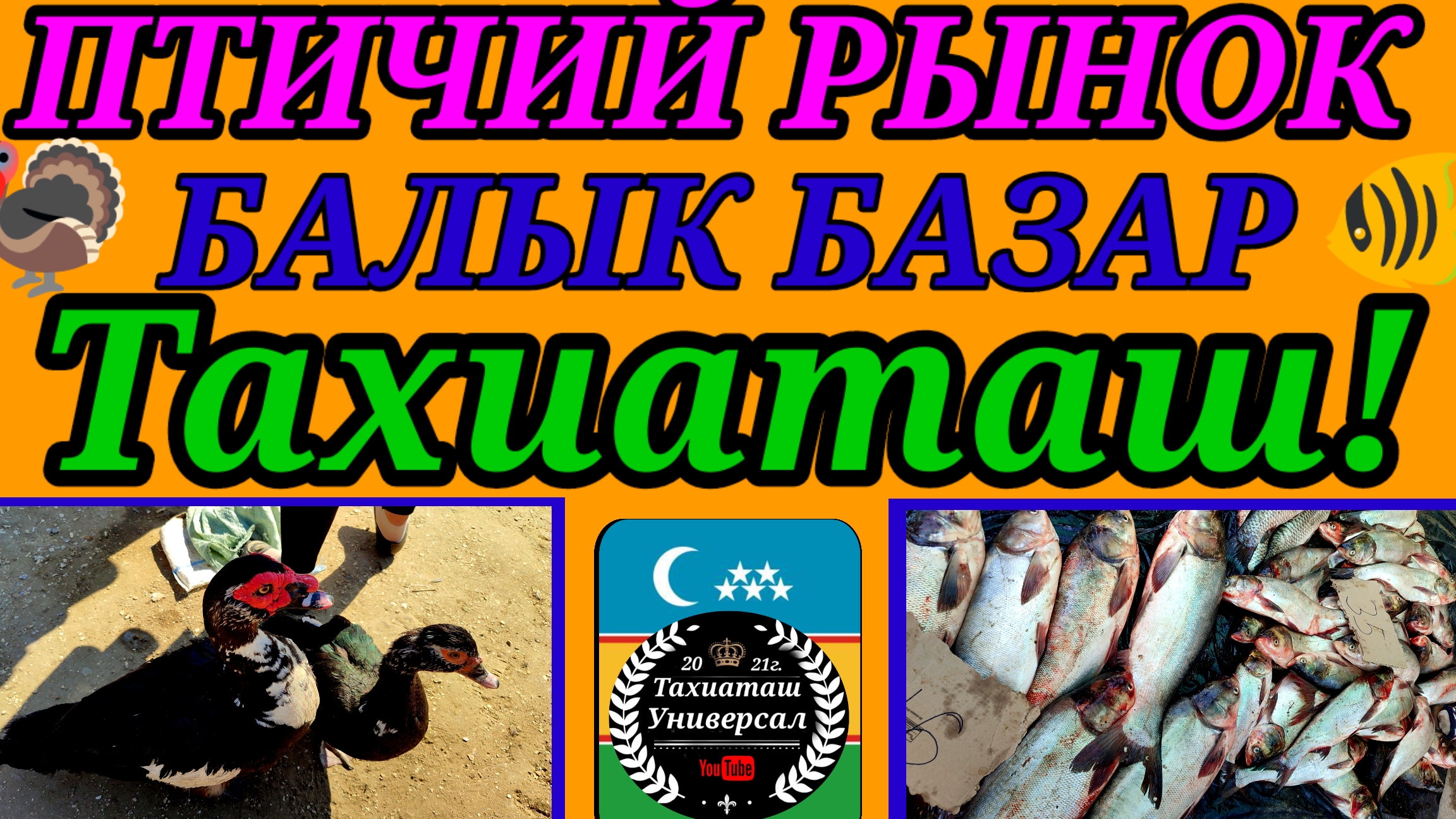 21-04-2025 ПТИЧИЙ РЫНОК 🐓 РЫНОК РЫБ