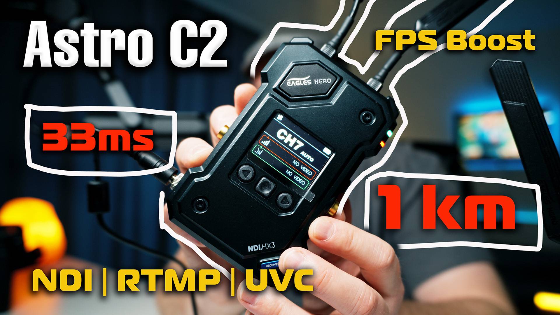 Этот видеосендер для камеры ТЕБЯ ПОРАЗИТ | Eagles Hero Astro C2