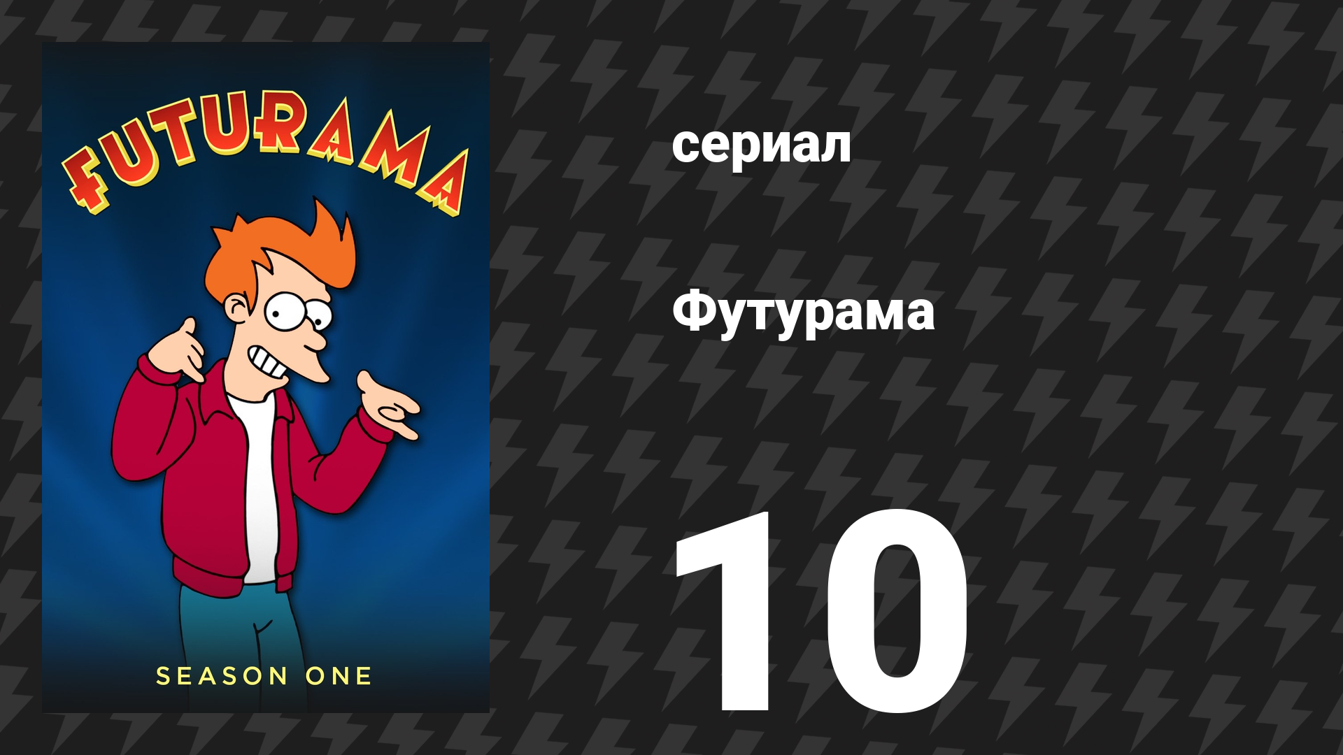 Футурама 1 сезон 10 серия «Незабываемый полёт» (мультсериал, 1999)