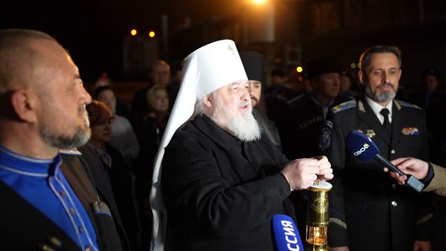 Благодатный огонь доставленв в Светлоград