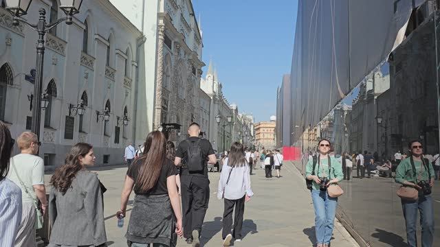 Москва. Прогулка по центру города. Часть 6. Moscow. Walking around the city center. Part 6