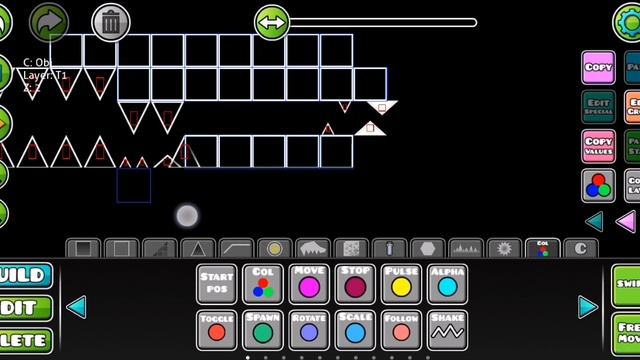 Как создать невозможный уровень в Geometry Dash.