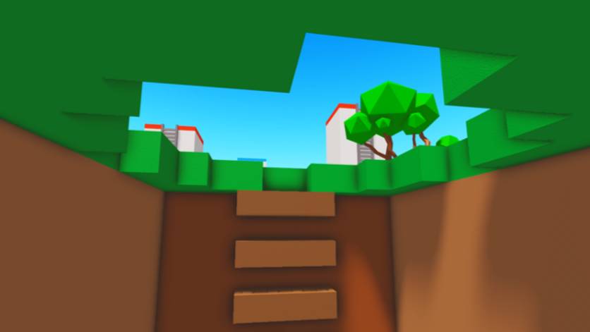 подземная война в Roblox !