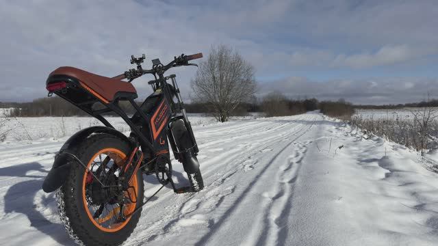 Kugoo Kirin V5  зимой