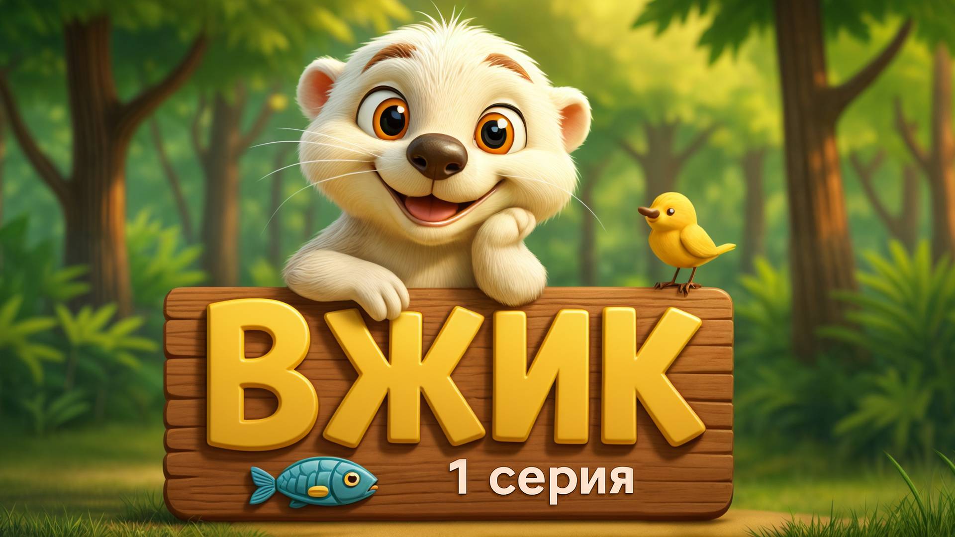 Выдра по имени «Вжик» 1 серия | Мультфильм для детей