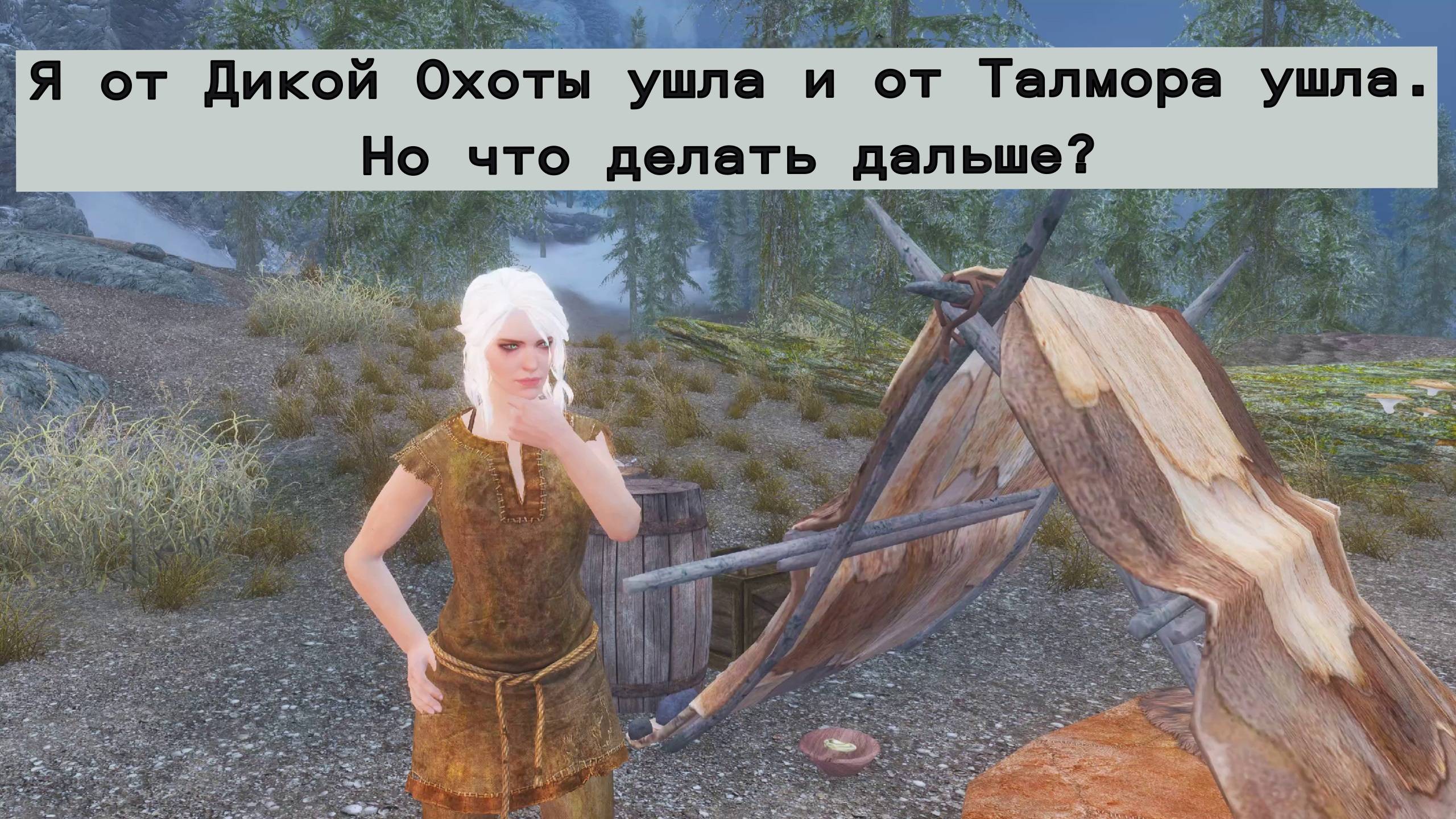 Не та игра. Задача Цири- выжить