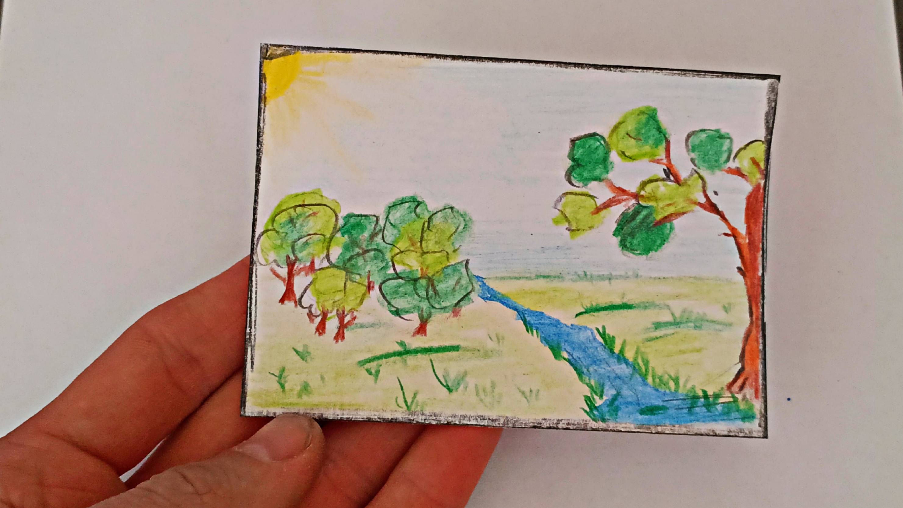 Как легко нарисовать Лес / Как нарисовать Лес карандашом / как нарисовать Лес и деревья, природу