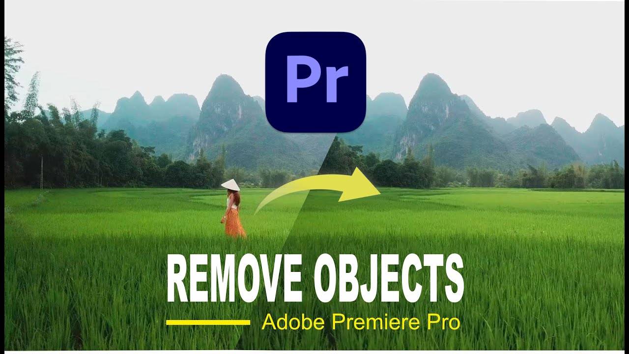 Удаление объектов с маскировкой в Adobe Premiere Pro