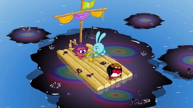 Мультзарисовка "Загрязнение водоемов"