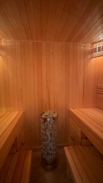 Завершили очередной проект (Финская сауна с парогенератором)