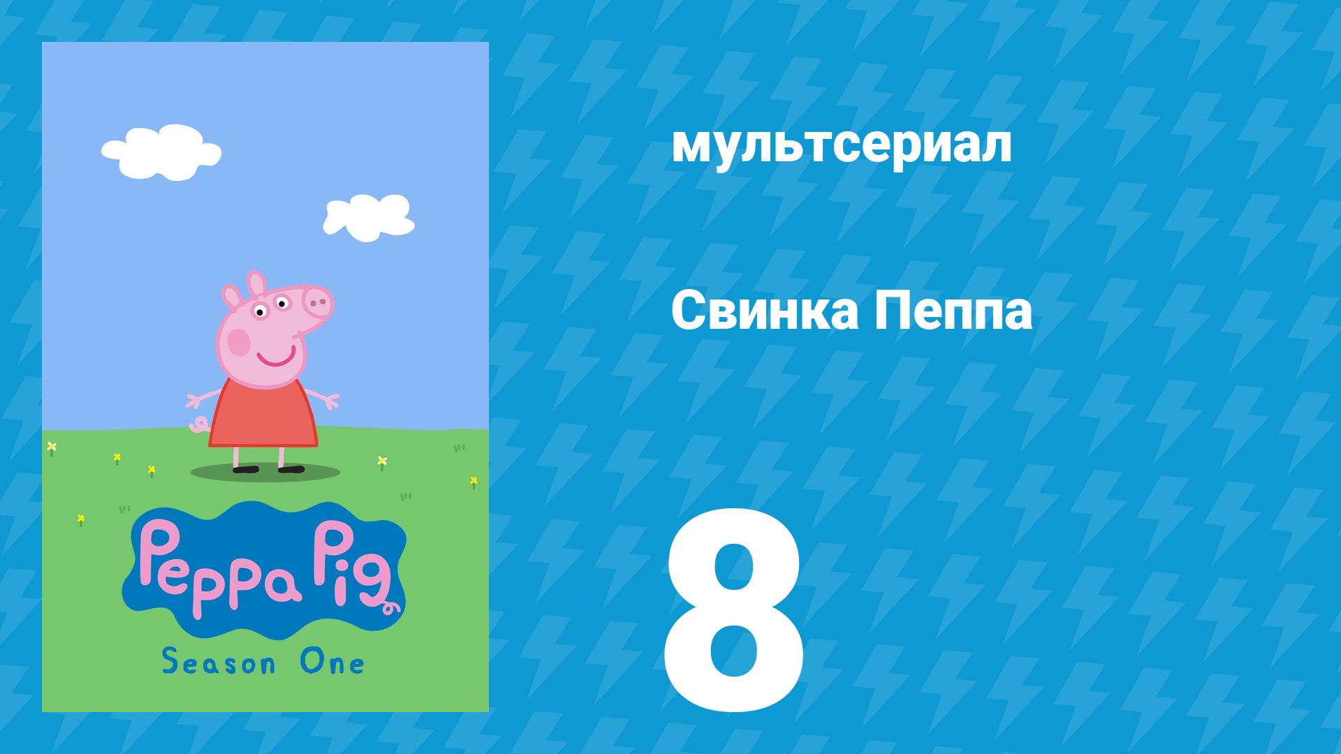 Свинка Пеппа 1 сезон 8 серия (мультсериал, 2004)