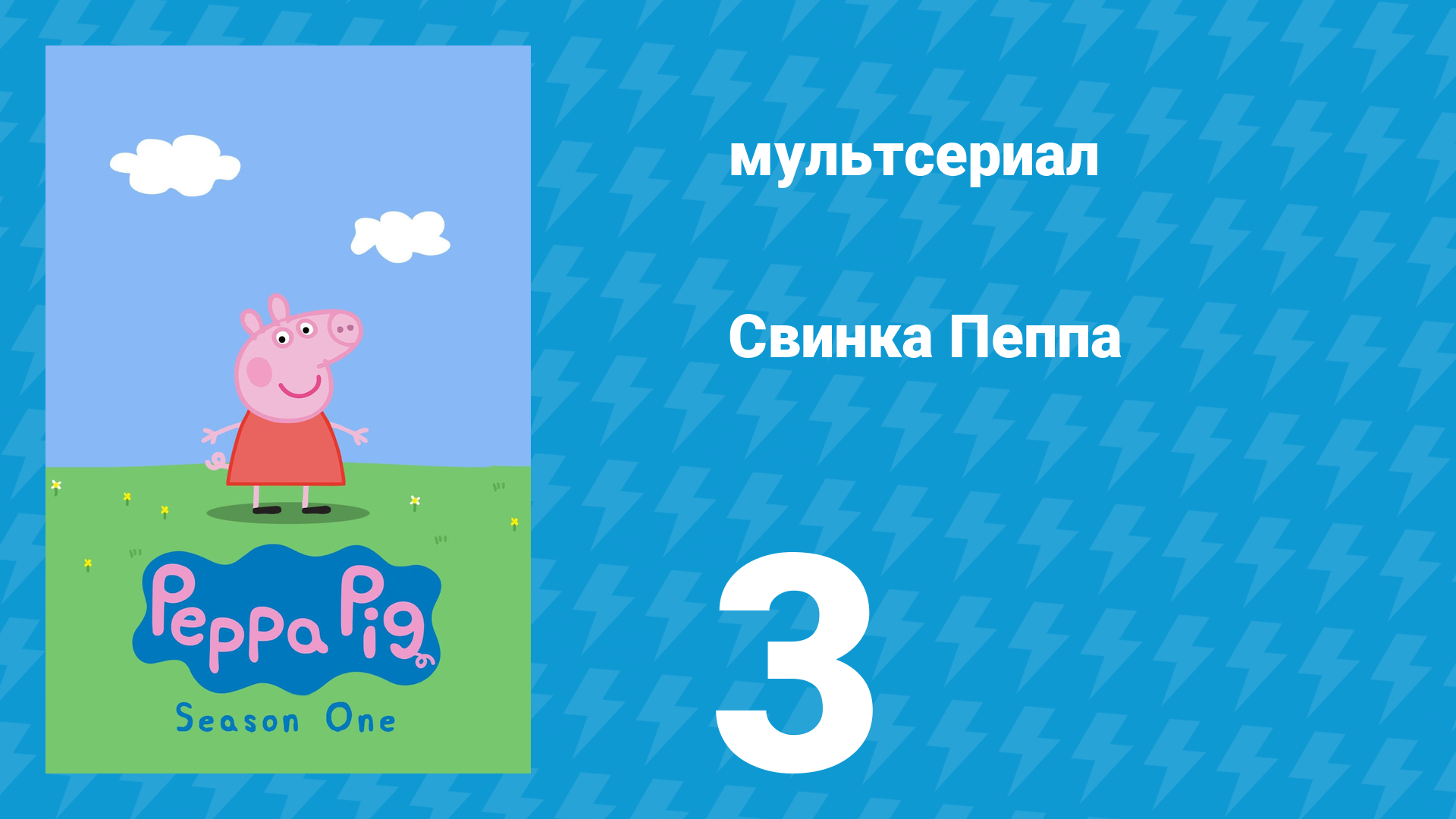 Свинка Пеппа 1 сезон 3 серия (мультсериал, 2004)