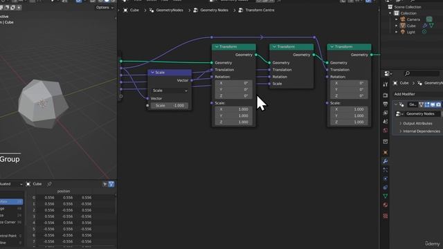 1 - Введение в курс по геометрическим нодам Blender 4.4