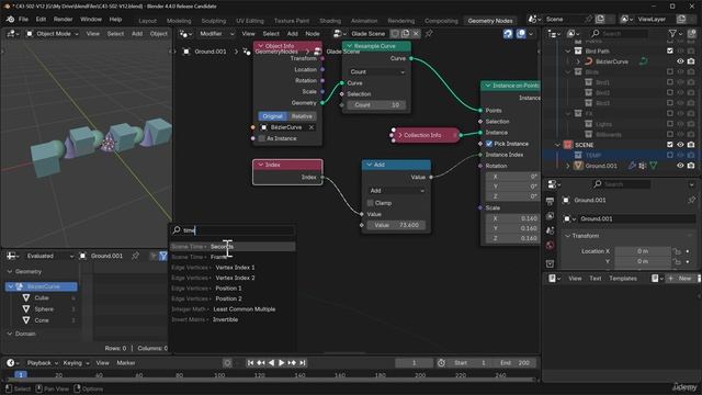 20 - Движение по Сплайну